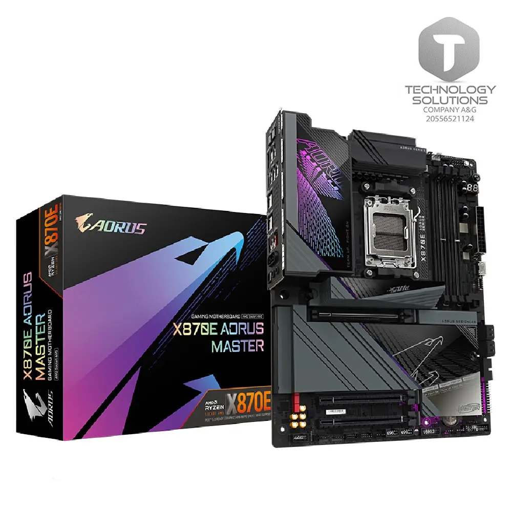 Motherboard GIGABYTE X870E AORUS MASTER Chipset AMD X870E Socket AMD Motherboard GIGABYTE X870E AORUS MASTER Chipset AMD X870E Socket AMD